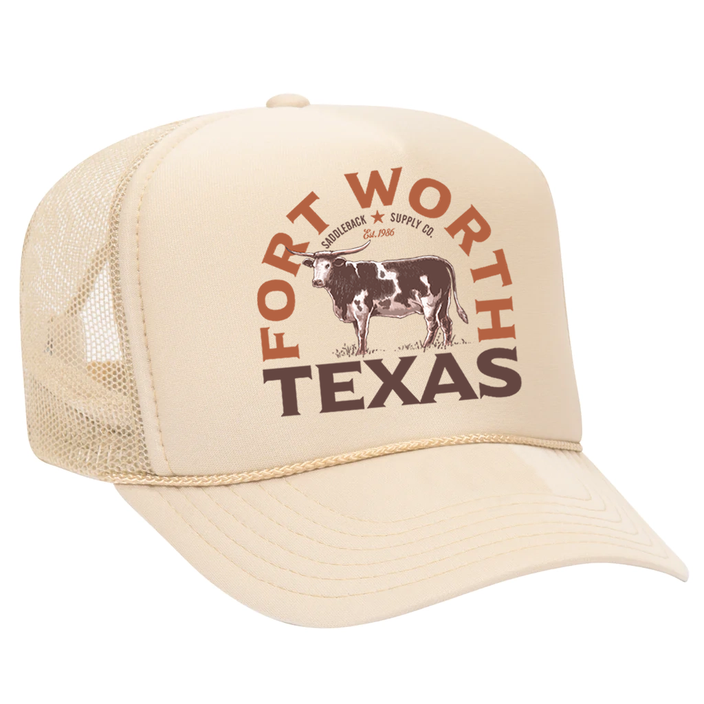 Texas Longhorn Tan Foam Hat – Saddleback Supply Company